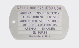 Medical IDs for Adrenal Insufficiency | MedicAlert Foundation